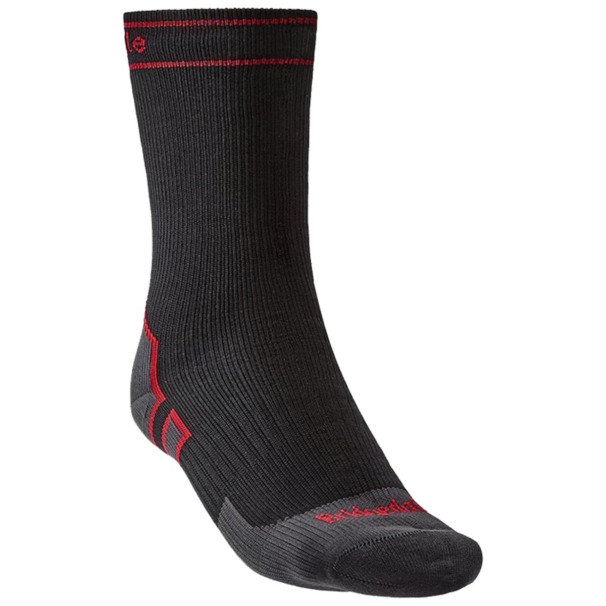 Bridgedale Mens StormSock Heavyweight Waterproof Boot Sock Black ...