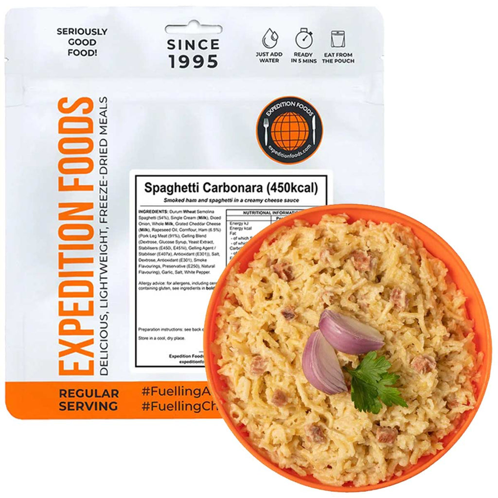 Expedition Foods Freeze-Dried Spaghetti Carbonara 450kcal