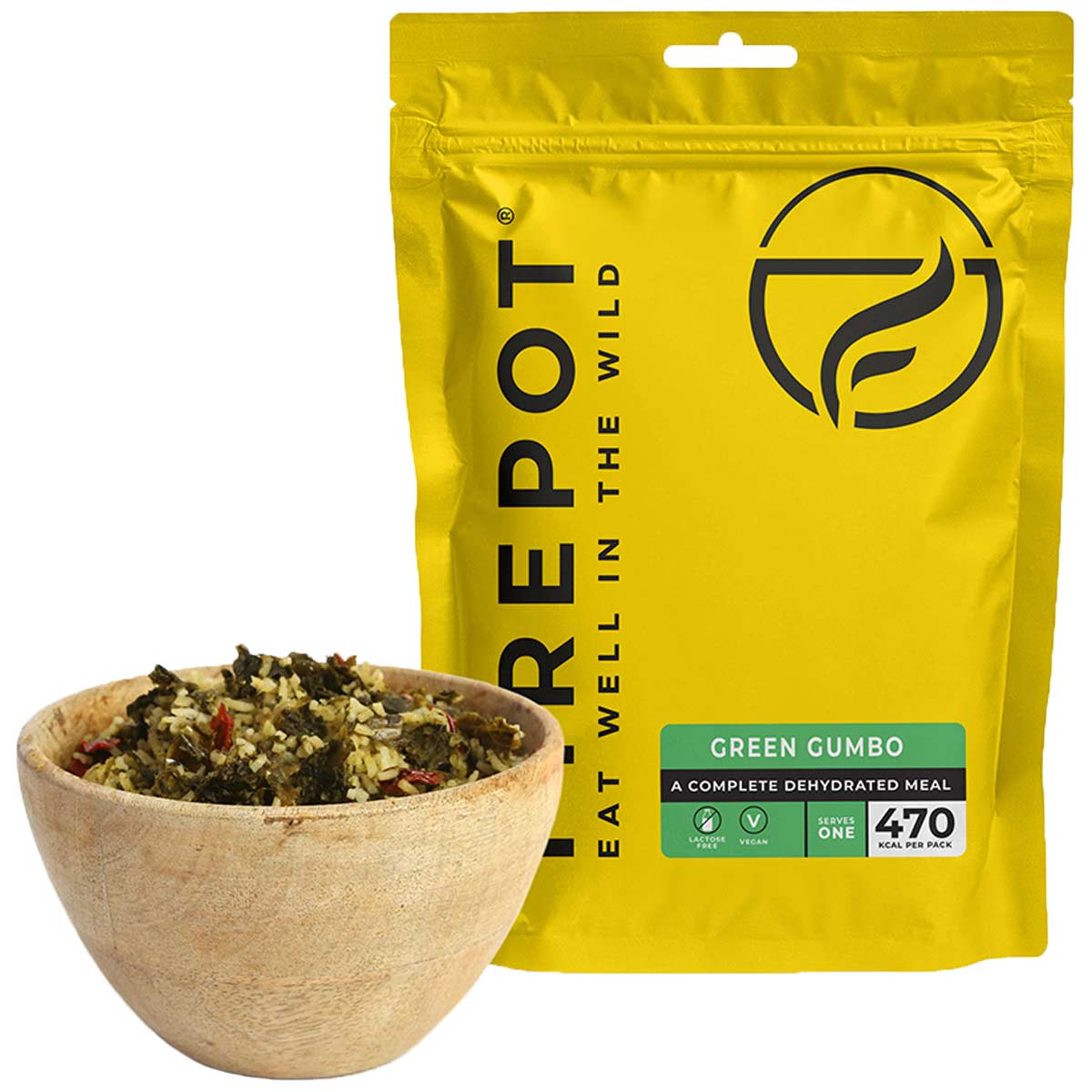 Firepot Dehydrated Meal Green Gumbo | Military Kit