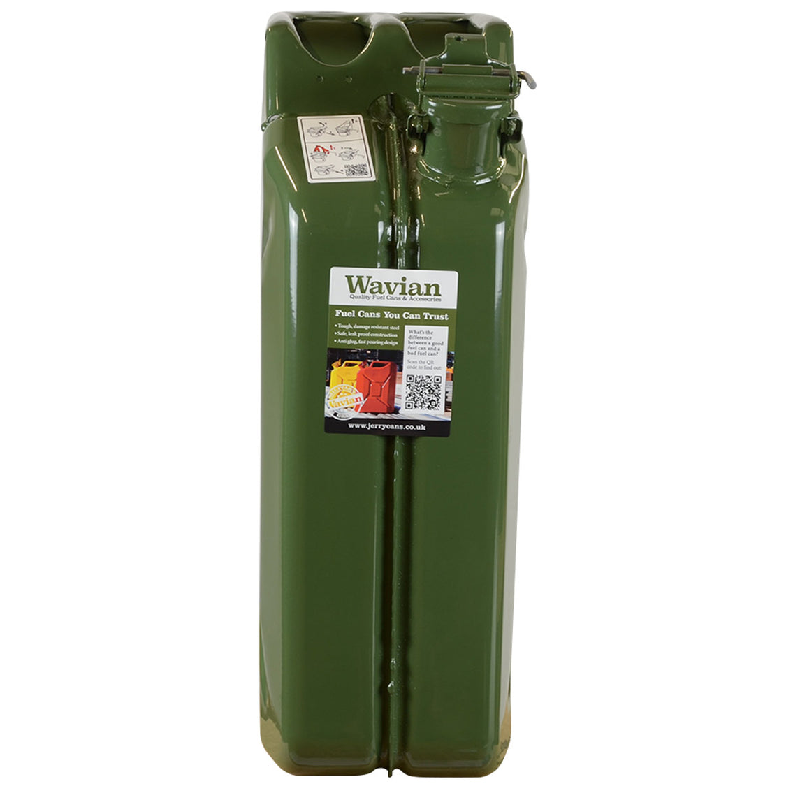 Wavian NATO Steel Jerry Can 20L Khaki Green - Free Delivery | Military Kit