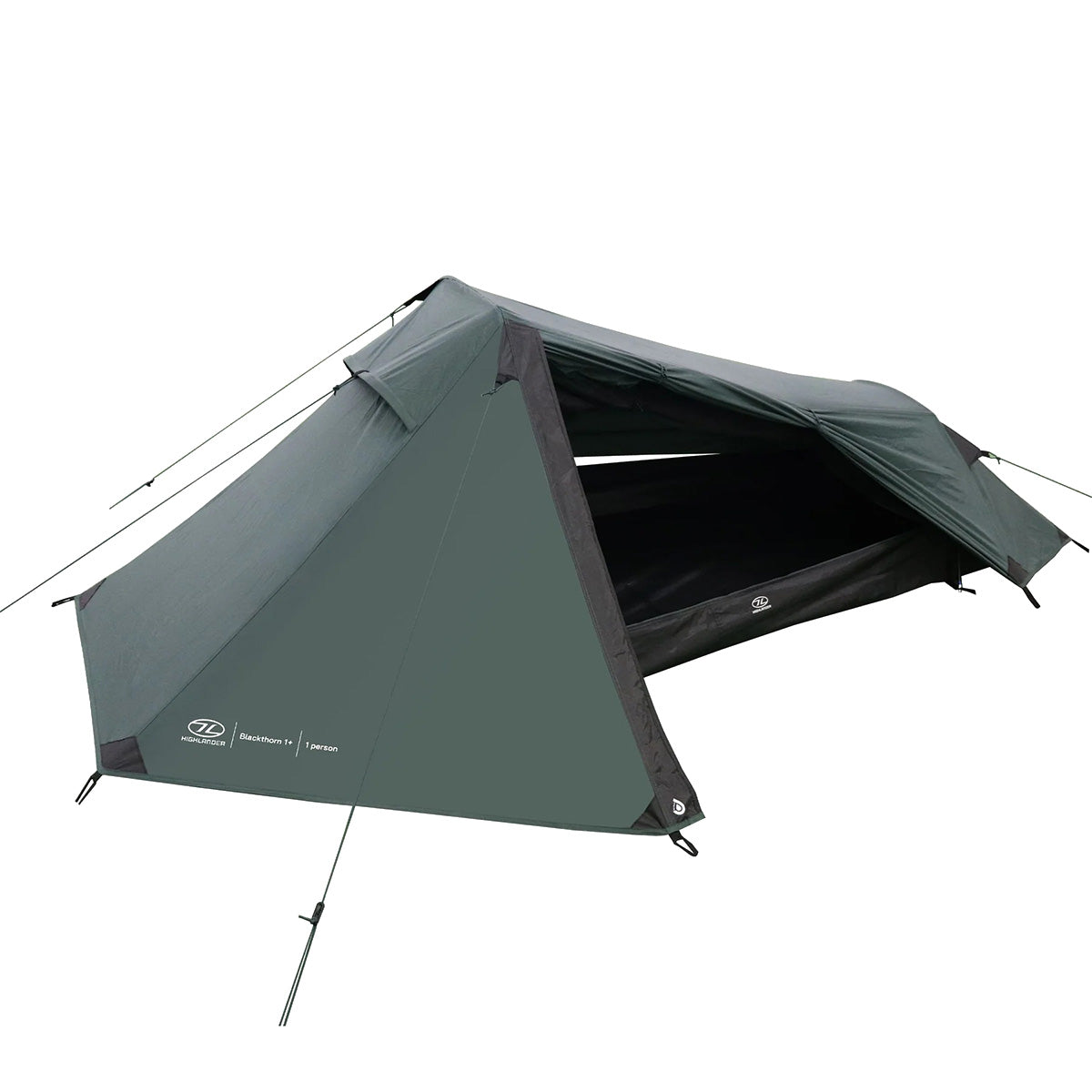Highlander Blackthorn 1+ Gen2 One Person Tent Scarab Green | Military Green