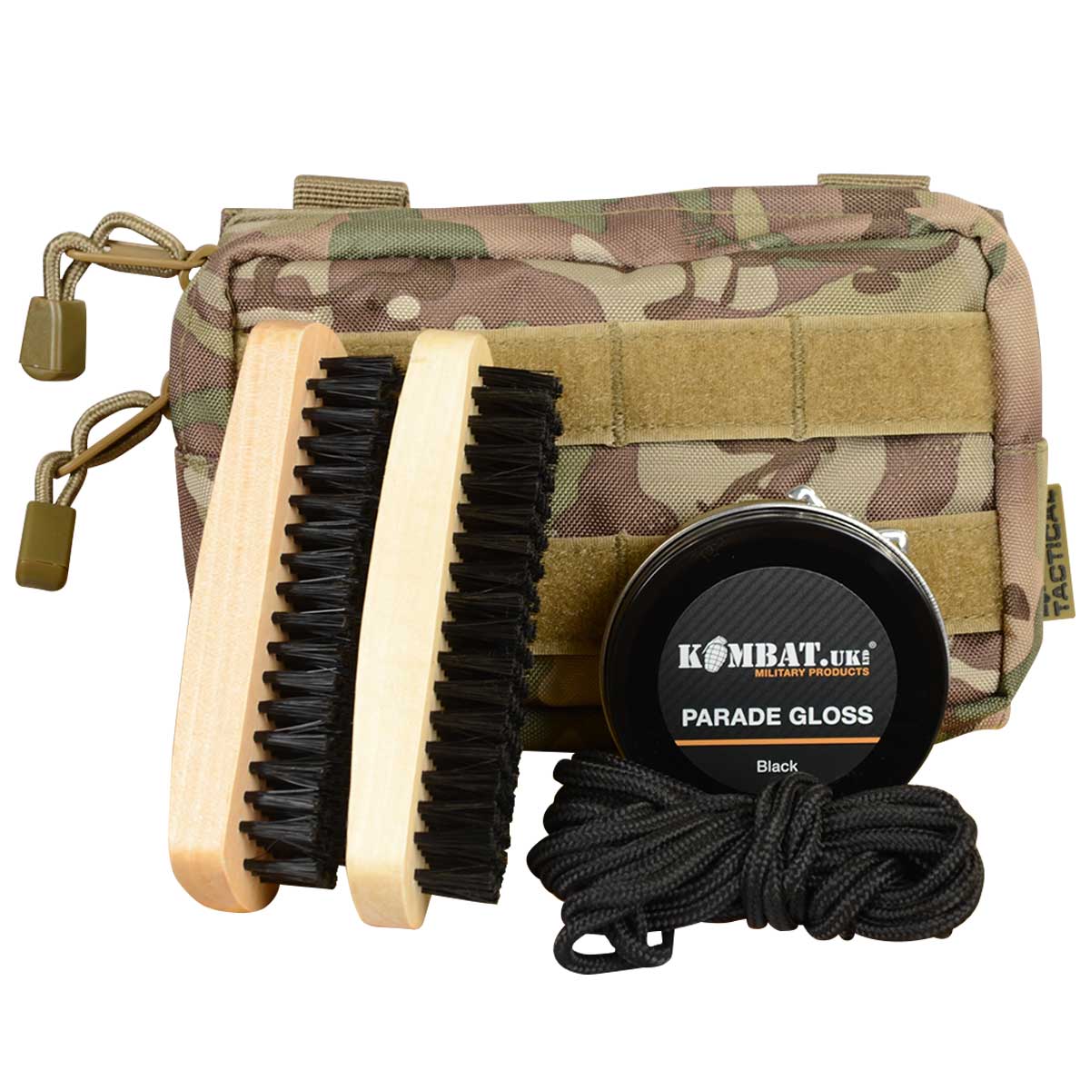 Kombat Deluxe MOLLE Boot Care Kit Black - Free Delivery | Military Kit