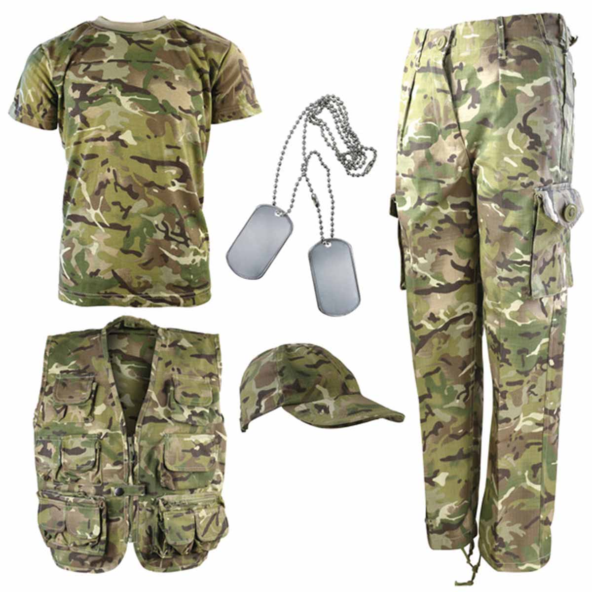Kombat Kids Explorer Army Kit BTP Camo - Free Delivery | Military Kit