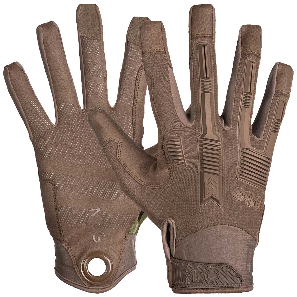 MoG Target High Abrasion Ergoshield Tactical Gloves Coyote Brown ...