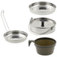 MFH Stainless Steel Mess Kit 5 Piece - Free Delivery | Military Kit