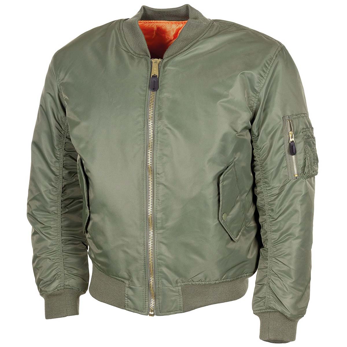 MFH US MA1 Bomber Flight Jacket Olive Drab - Free Delivery | Military Kit