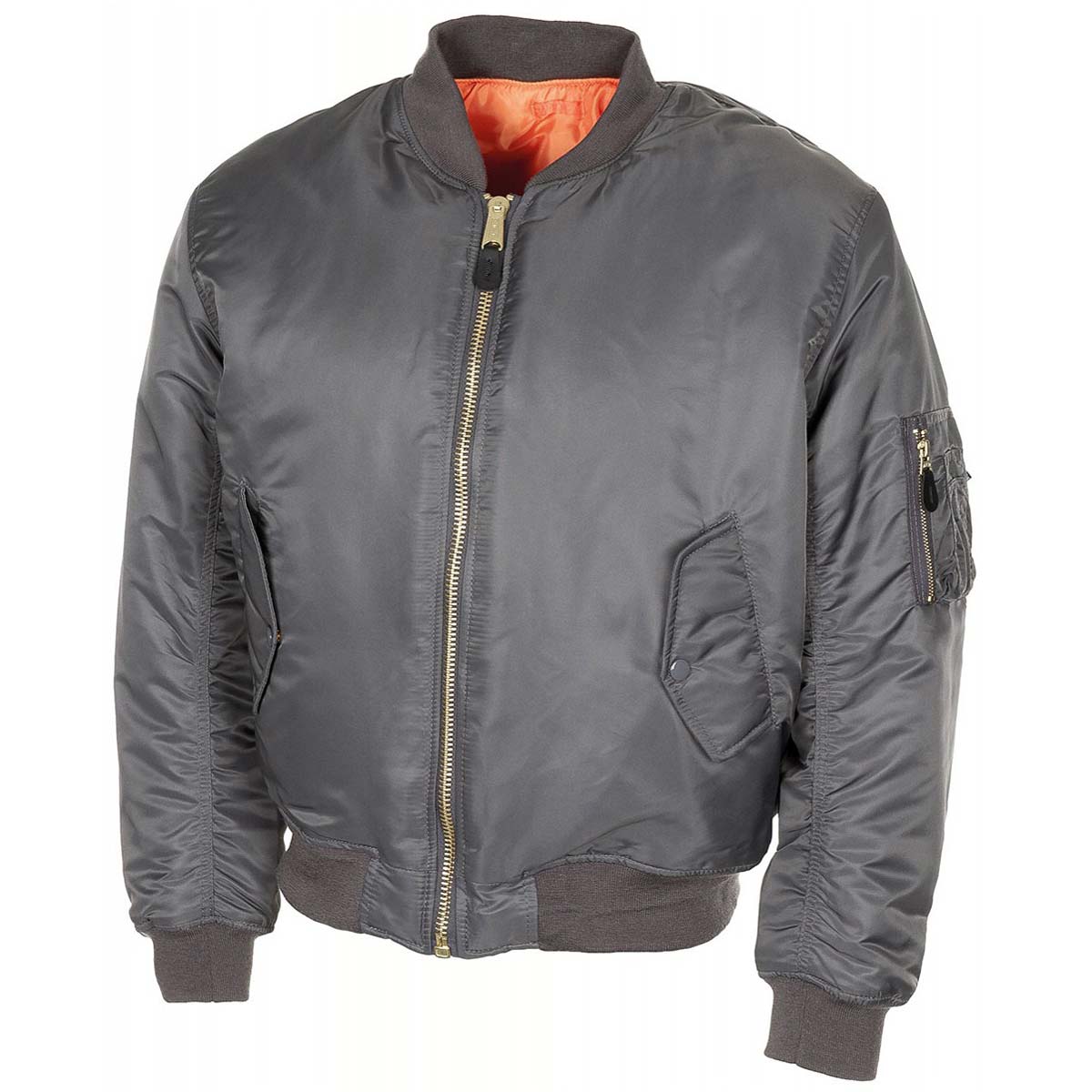 MFH US MA1 Bomber Flight Jacket Urban Grey - Free Delivery | Military Kit
