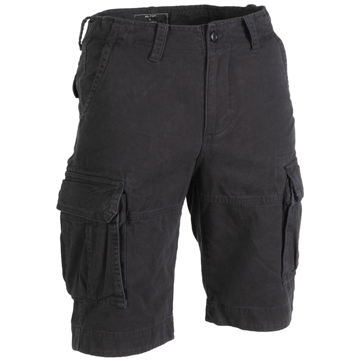 Mil-Tec Vintage Shorts Prewashed Black - Free Delivery | Military Kit