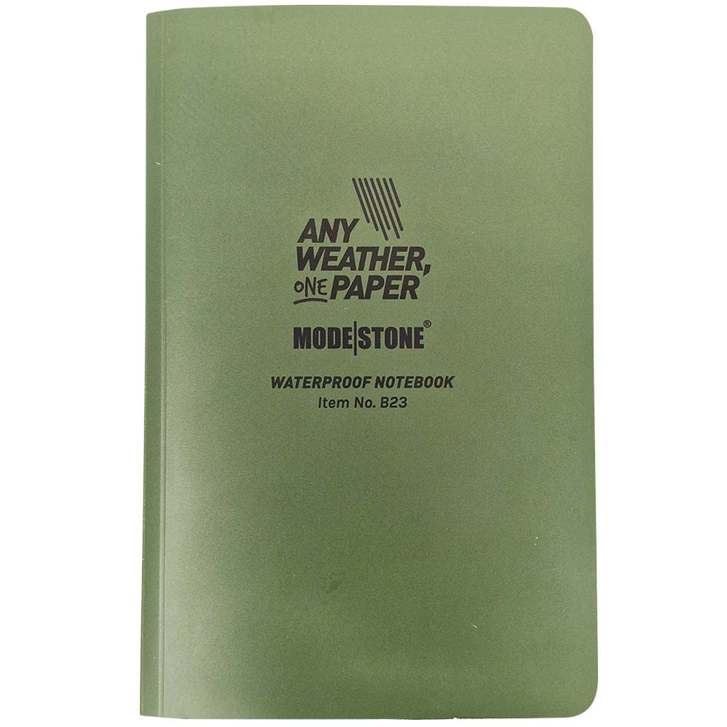 Modestone Flexible Waterproof Notebook 4 5/8" x 7 3/16" Green ...