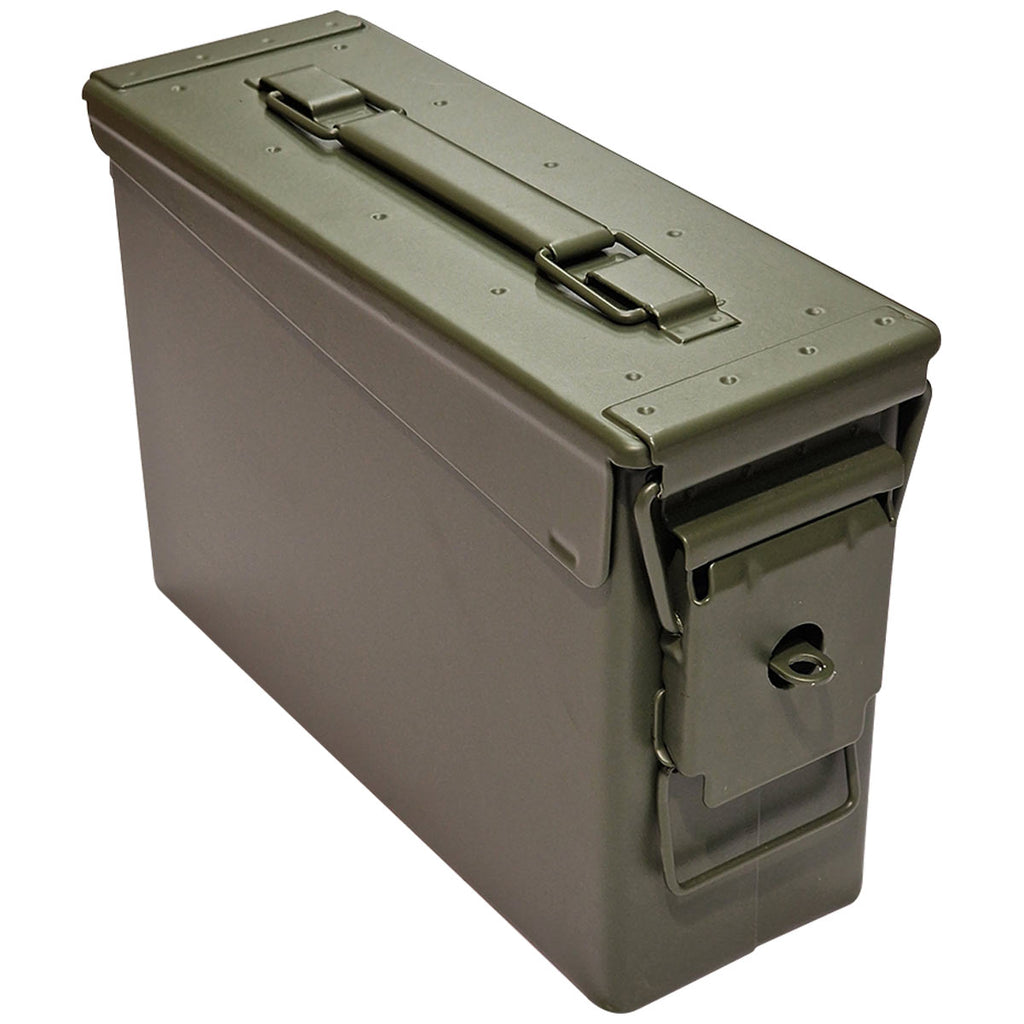 NATO M19A1 30 Cal Steel Ammo Box Olive Green - Free Delivery | Military Kit