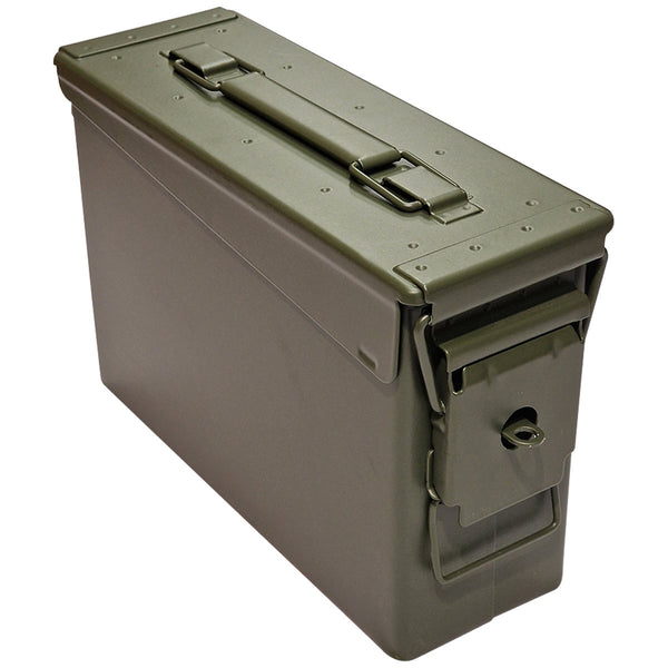 NATO M19A1 30 Cal Steel Ammo Box Olive Green - Free Delivery | Military Kit