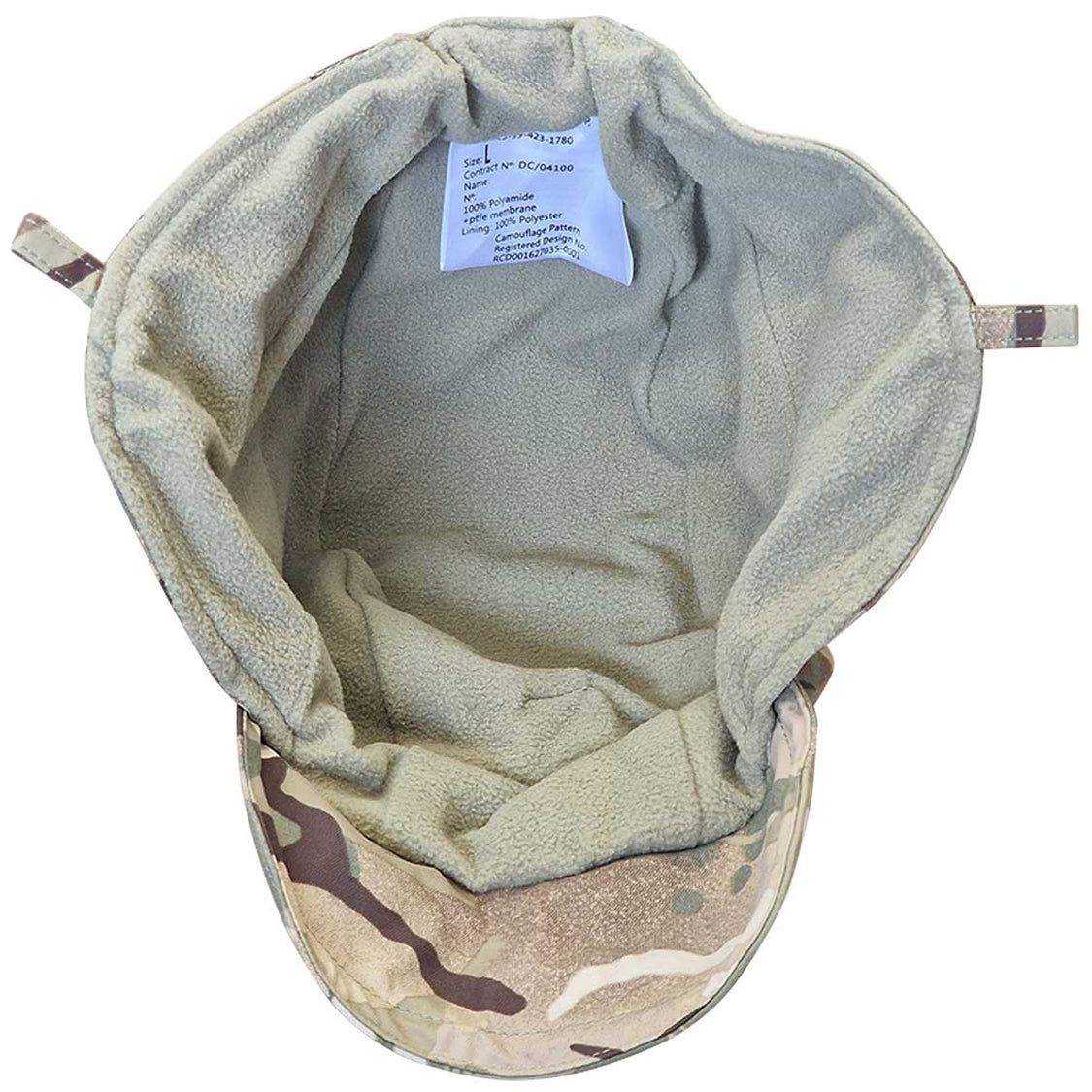 British Army Waterproof Cold Weather Cap No Chin Strap MTP - New ...