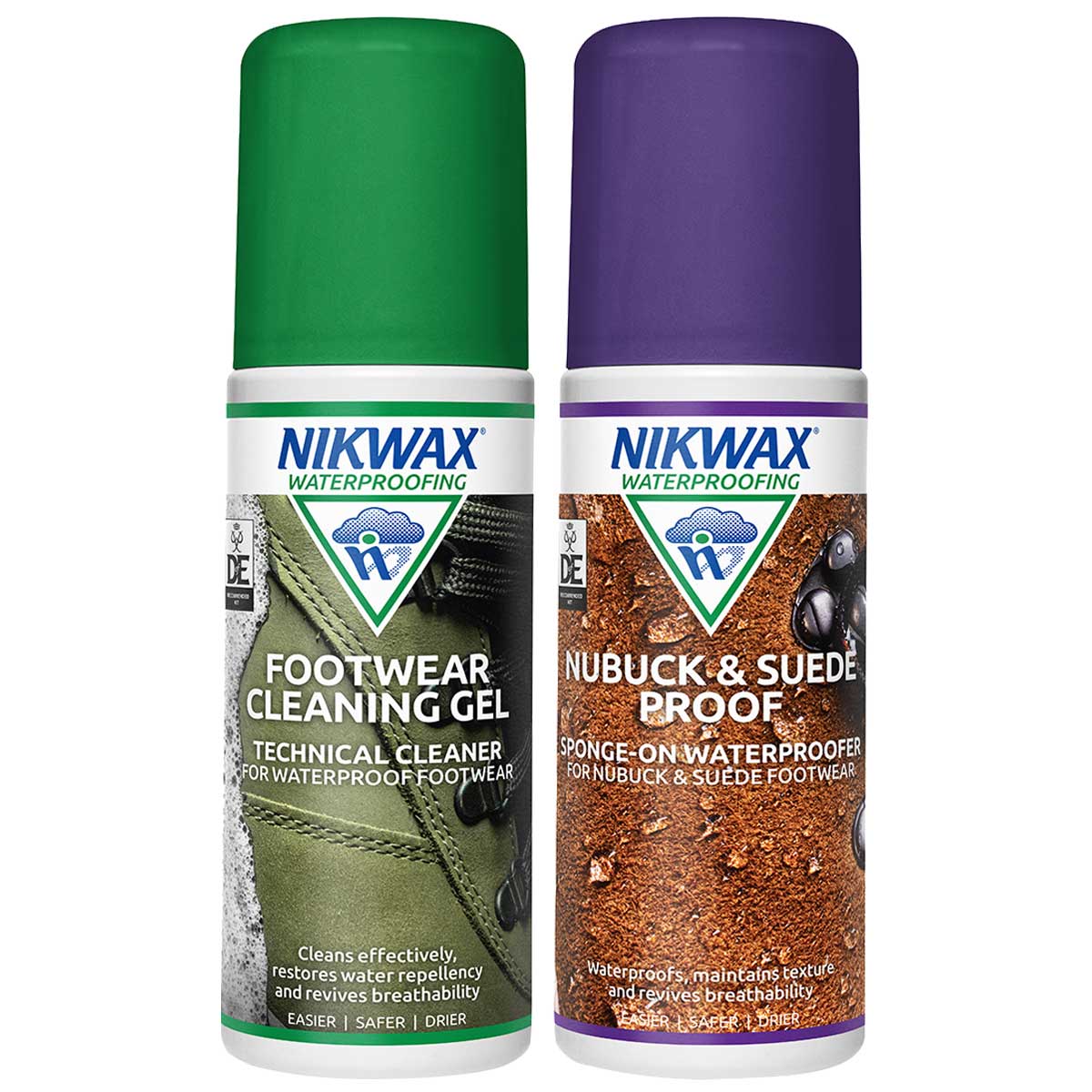 Nikwax Nubuck & Suede Proof + Footwear Cleaning Gel 125ml | Military Kit