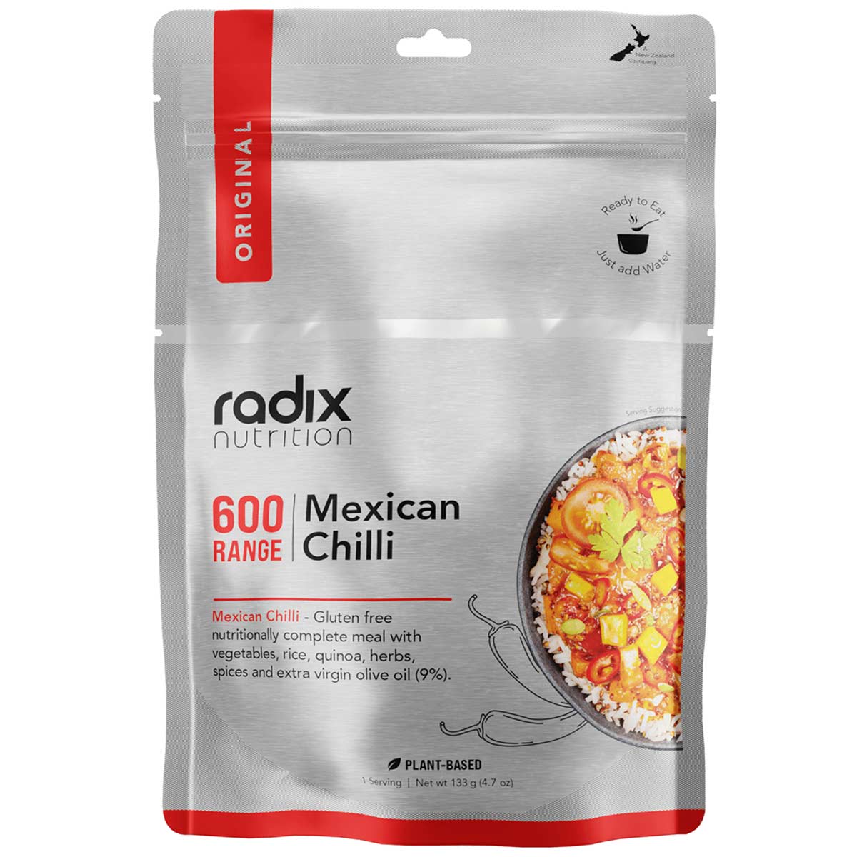 Radix Nutrition Freeze-Dried Meal Mexican Chilli | Military Kit