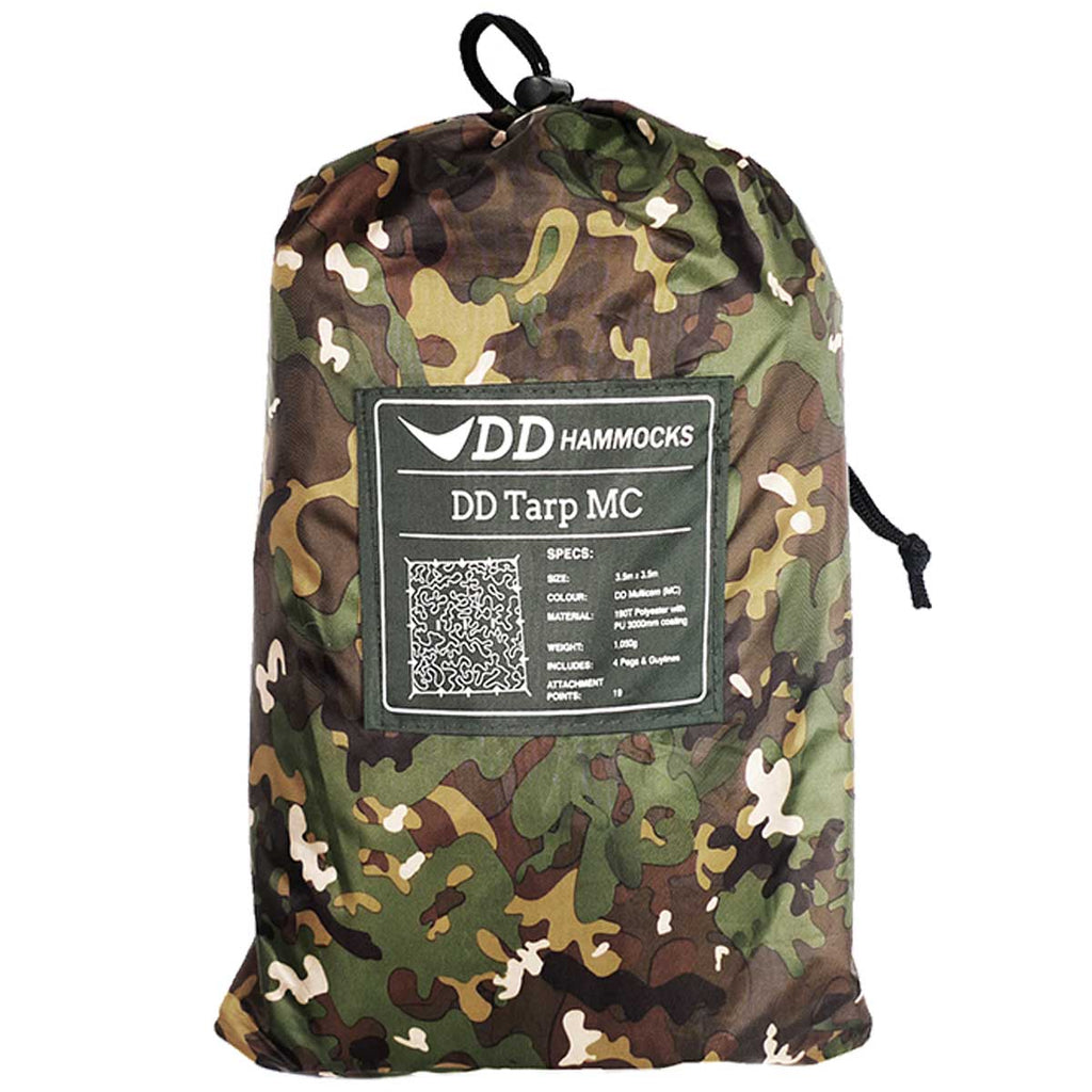 DD Hammocks Tarp 3.5 x 3.5 Multicam - Free Delivery | Military Kit