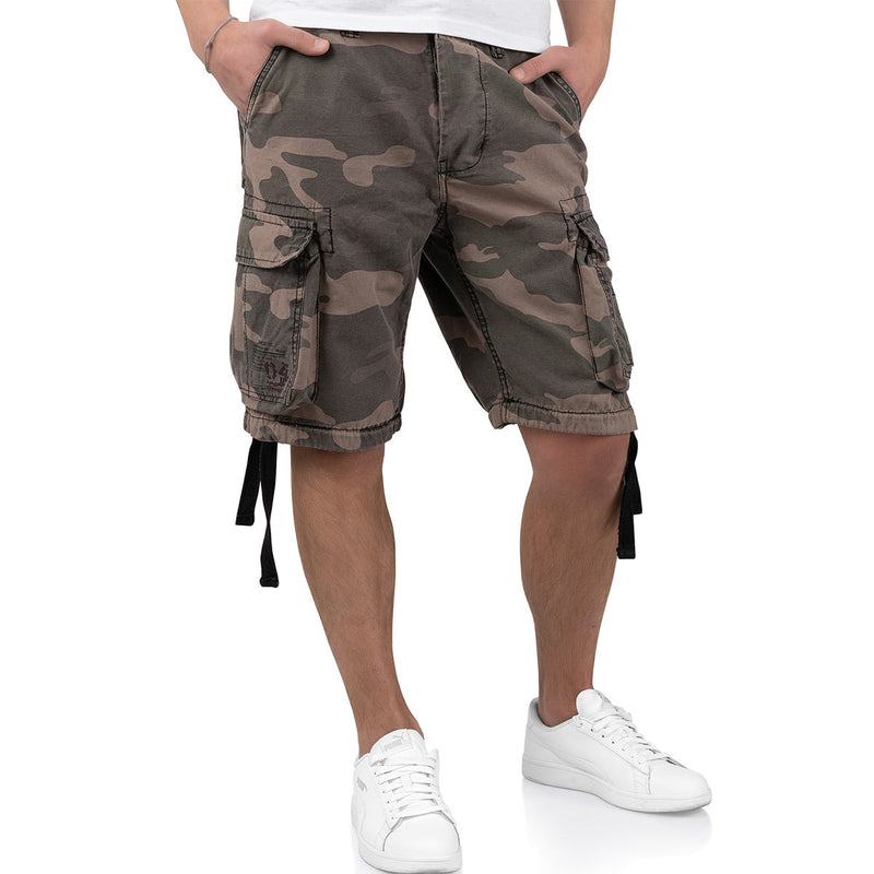 Surplus Airborne Vintage Shorts Black Camo - Free Delivery | Military Kit