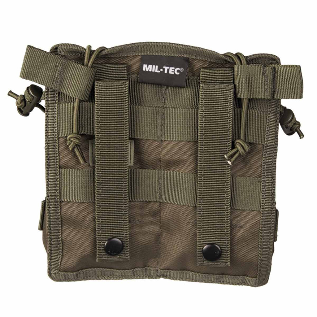 Mil-Tec Open Top Double Mag Pouch MOLLE Olive Green | Military Kit
