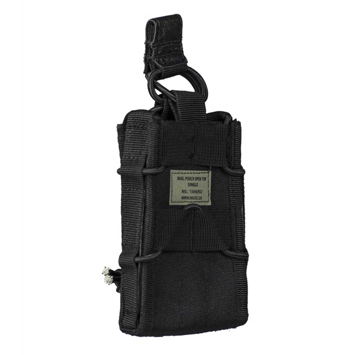 Mil-Tec Open Top Single Mag Pouch MOLLE Black | Military Kit