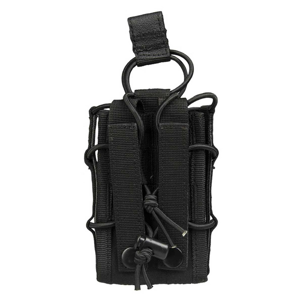 Mil-Tec Open Top Single Mag Pouch MOLLE Black | Military Kit