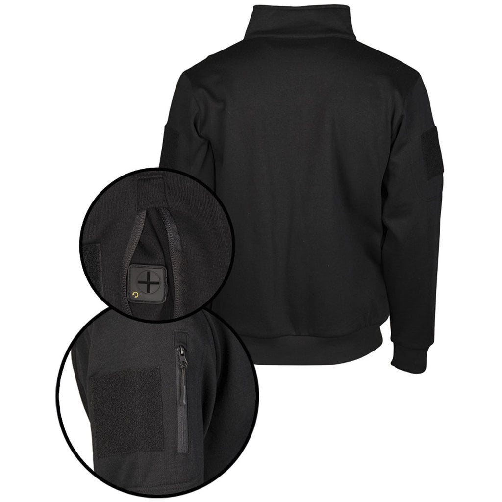 Mil-Tec Tactical Sweatshirt Black - Free Delivery | Military Kit