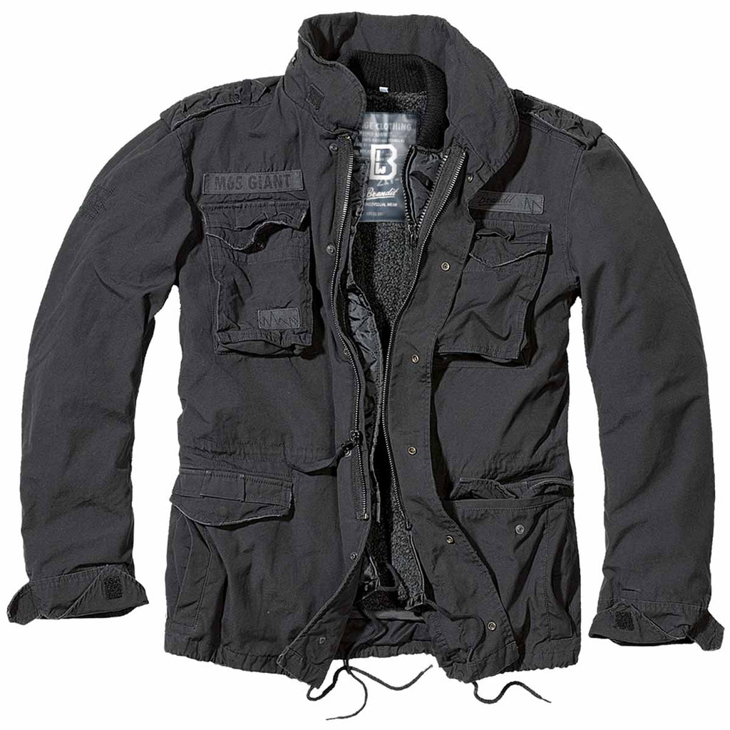 Brandit M-65 Giant Jacket Black - Free Delivery | Military Kit