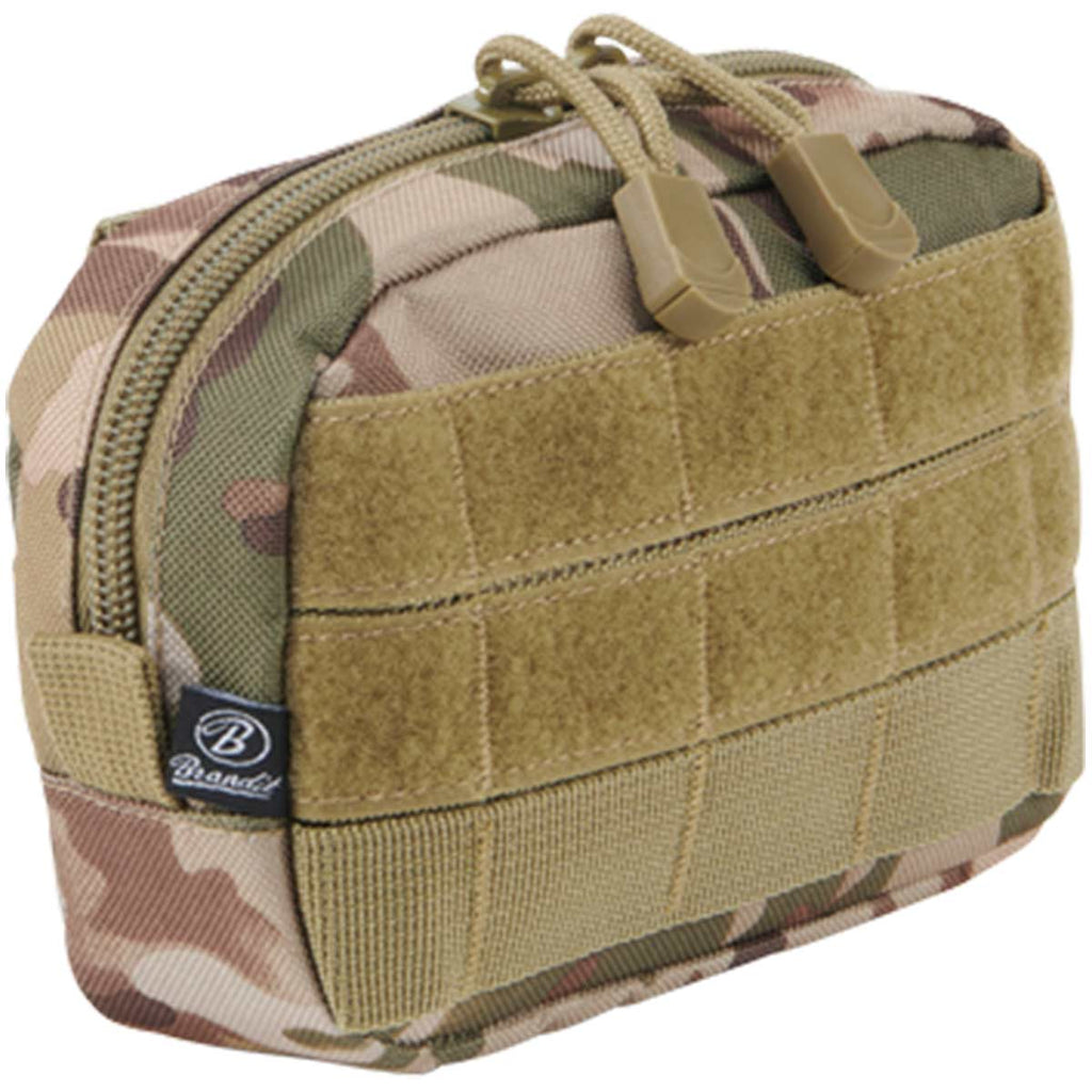 Brandit Compact MOLLE Utility Pouch Tactical Camo - Free UK Delivery