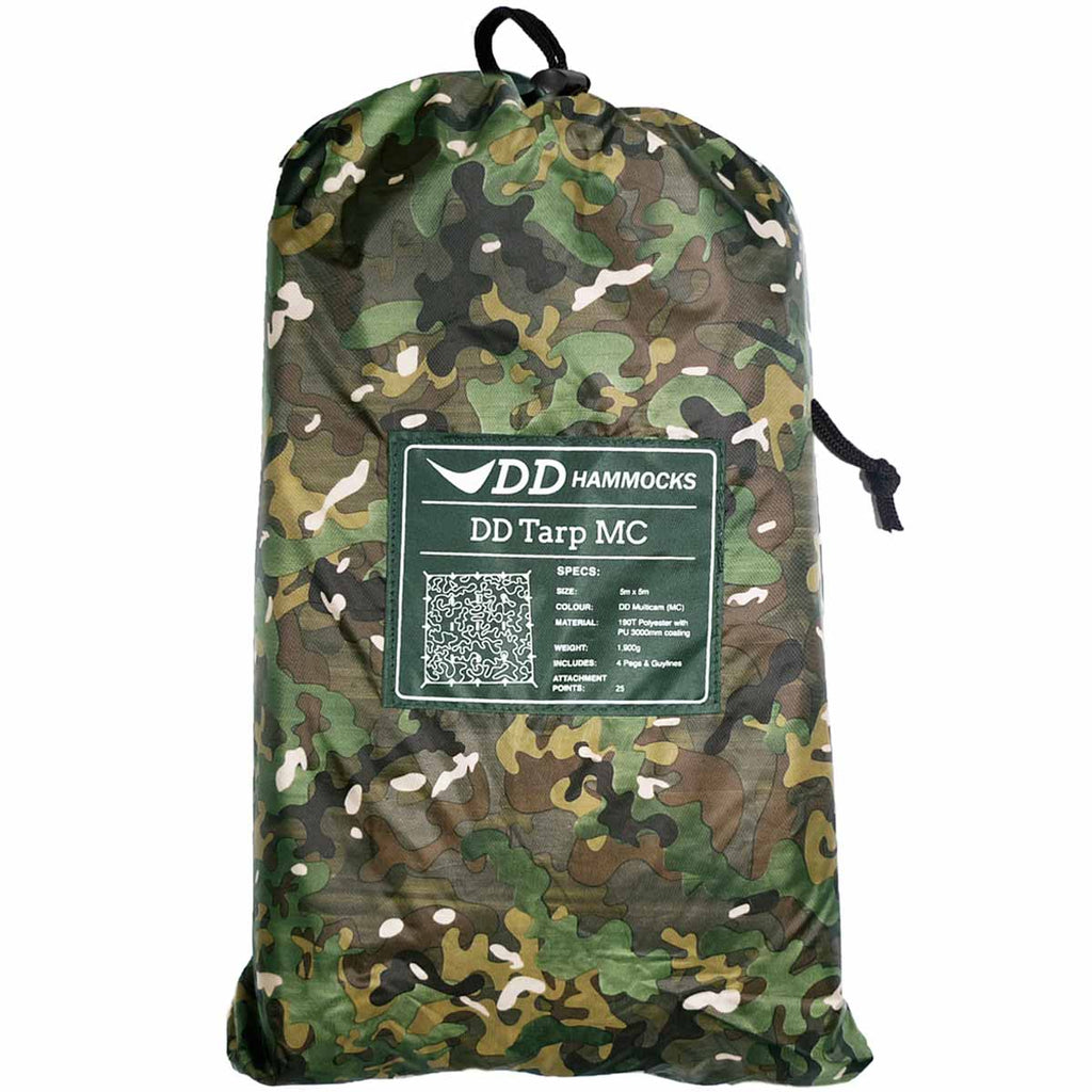 DD Hammocks Tarp 5x5 Waterproof Shelter - Free Delivery | Military Kit