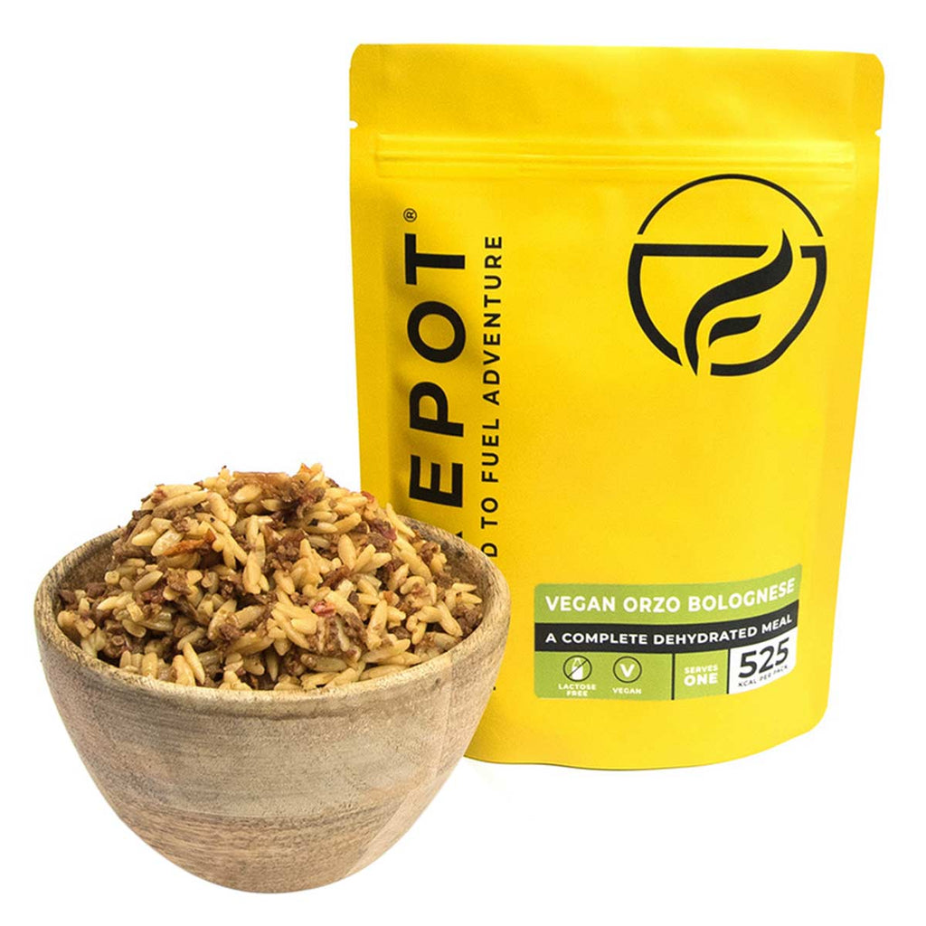 Firepot Dehydrated Meal Vegan Orzo Bolognese | Military Kit