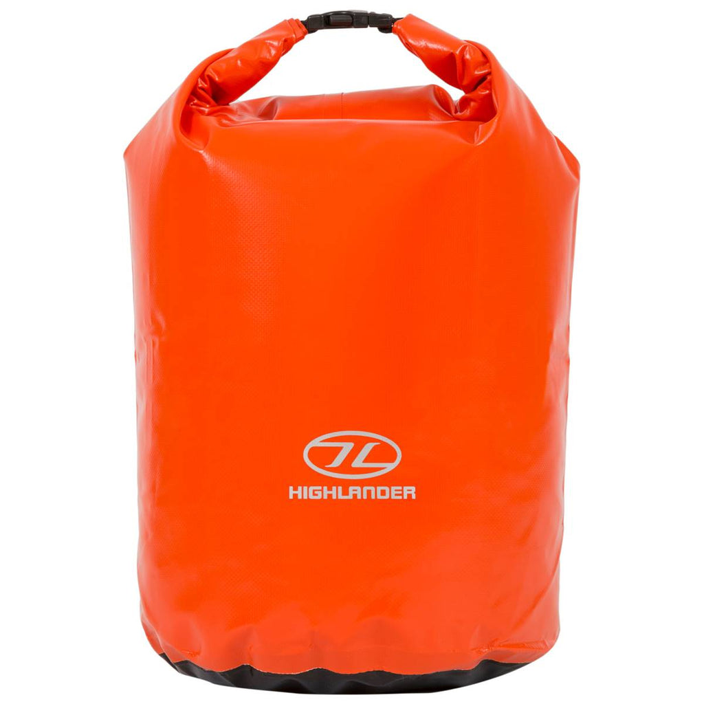 Highlander Orange PVC Waterproof Dry Bag 16-44 Litres | Military Kit