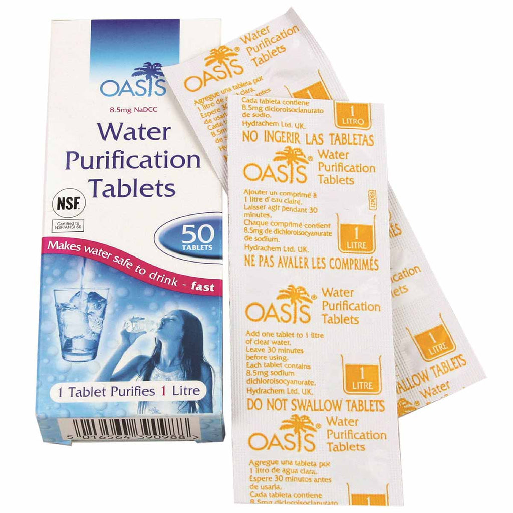 Aquaclear Water Purification Tablets | Military Kit