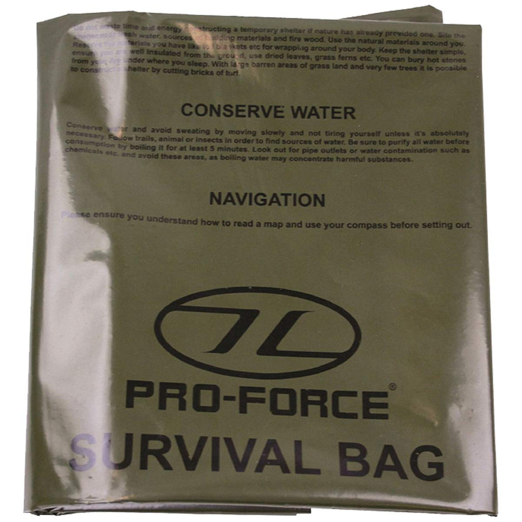 Highlander Emergency Survival Bag Olive | Military Kit