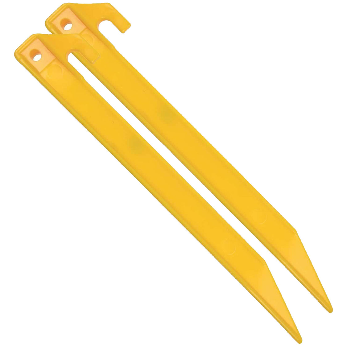 Highlander Plastic Angle Tent Pegs 6 Pack | Military Kit