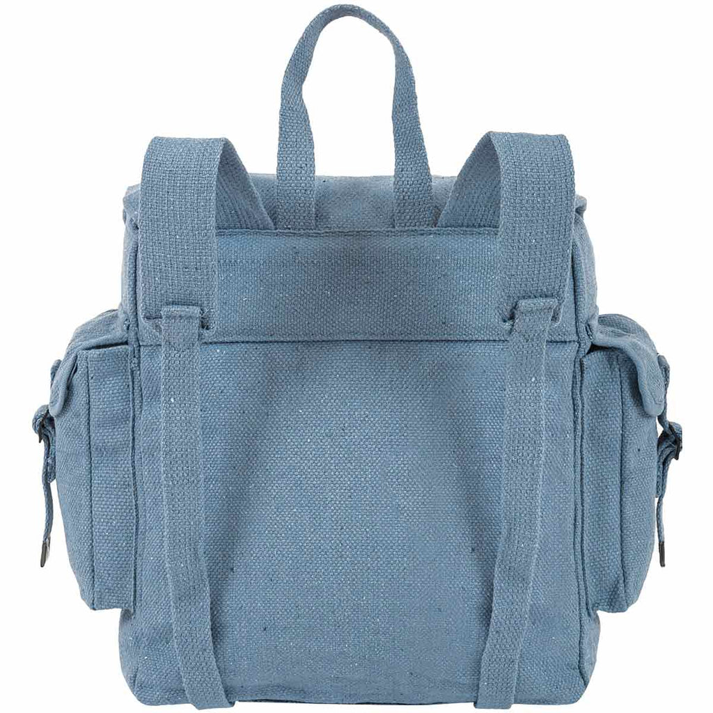 Highlander Canvas Webbing Pocketed Backpack RAF Blue | Military Kit