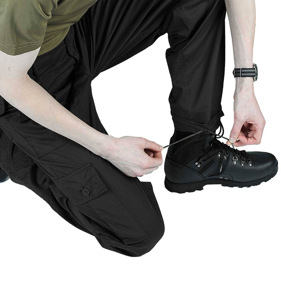 Kombat Mens Black Combat Trousers - Free UK Delivery | Military Kit