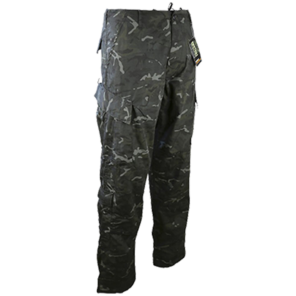 Kombat Tactical ACU Trousers Black Camo - Free Delivery | Military Kit