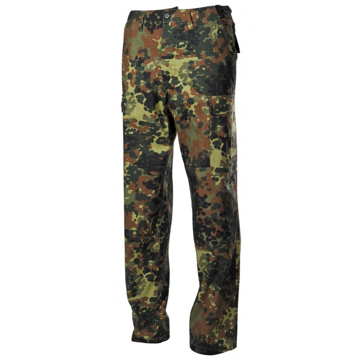MFH Flecktarn Camo Ripstop BDU Combat Trousers | Military Kit