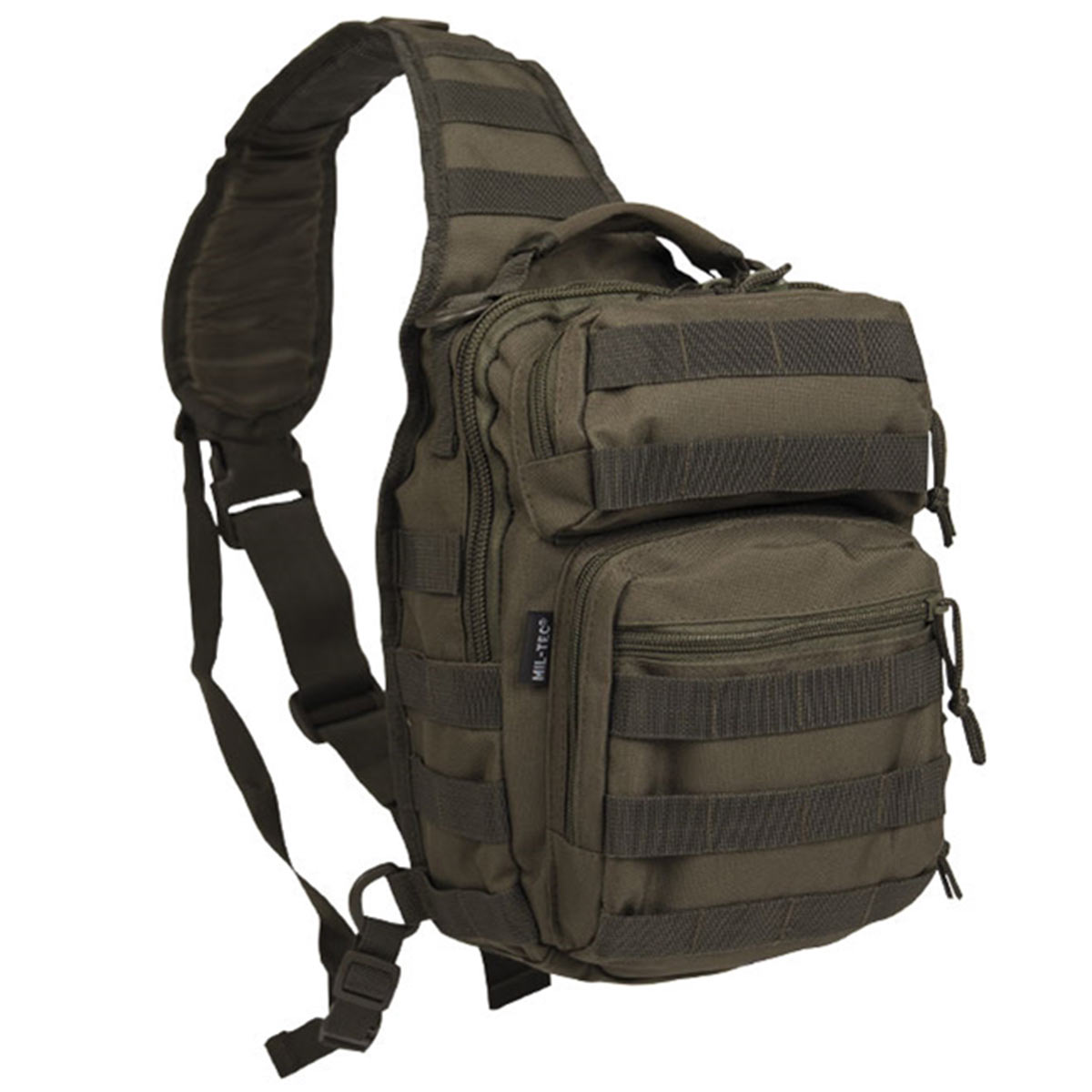 Mil-Tec One Strap Assault Pack 10L Olive - Free UK Delivery