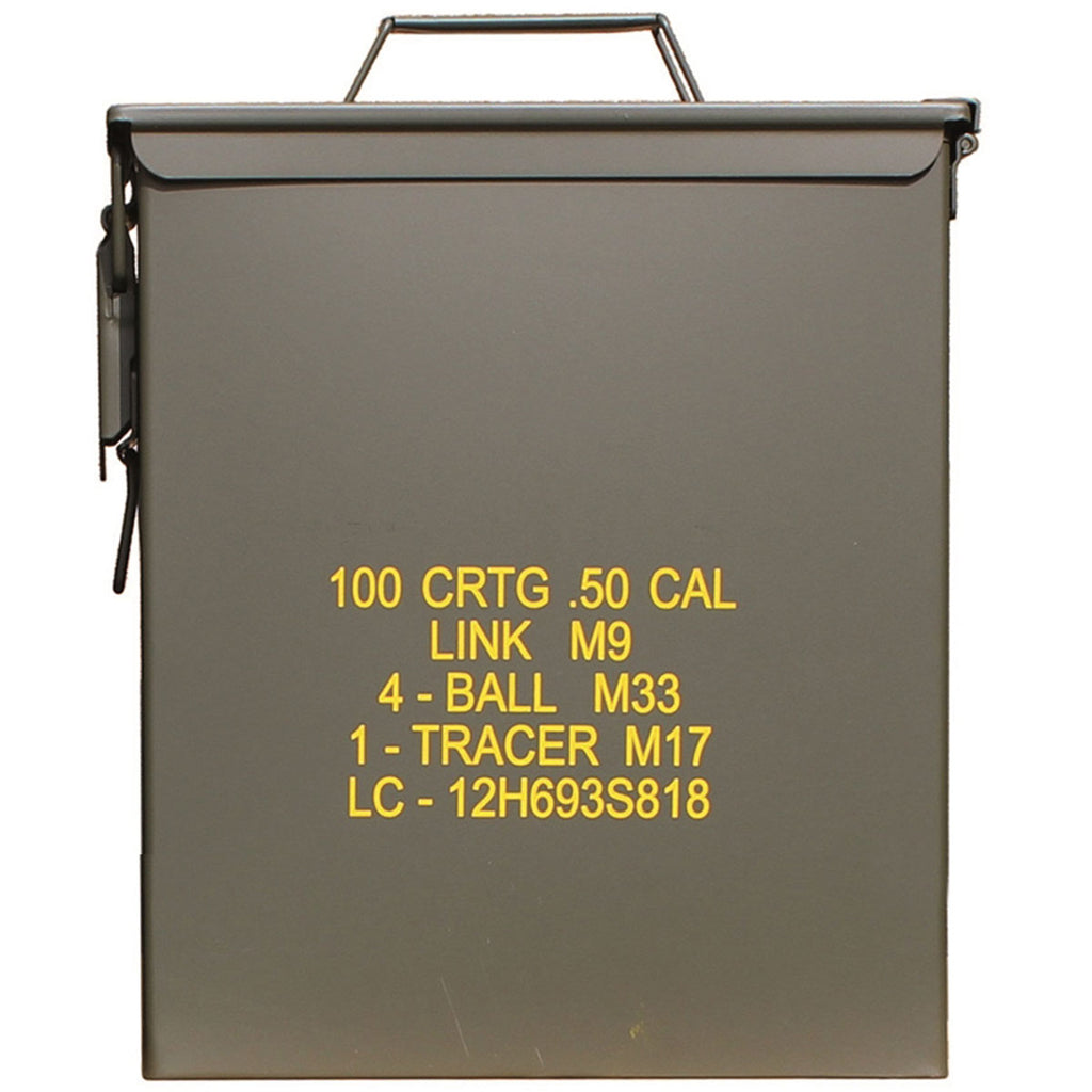 Mil-Tec US M9 50 Cal Large Ammo Box Steel | Military Kit