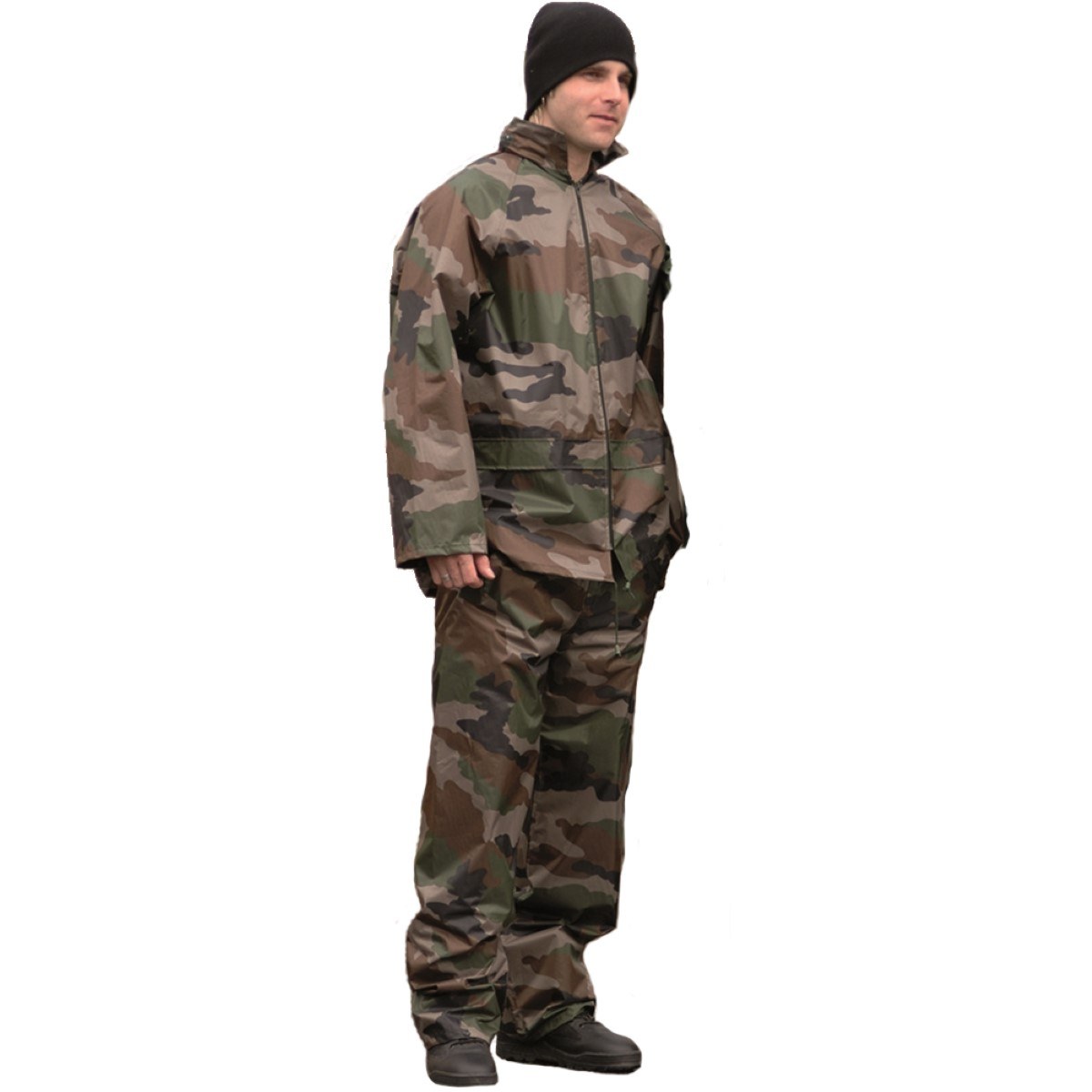 Mil-Tec Waterproof Rain Suit Jacket & Trousers CCE Camo | Military Kit
