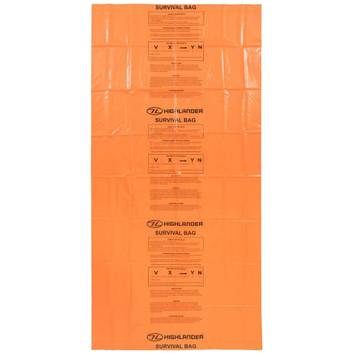 Highlander Emergency Survival Bag Orange | Military Kit