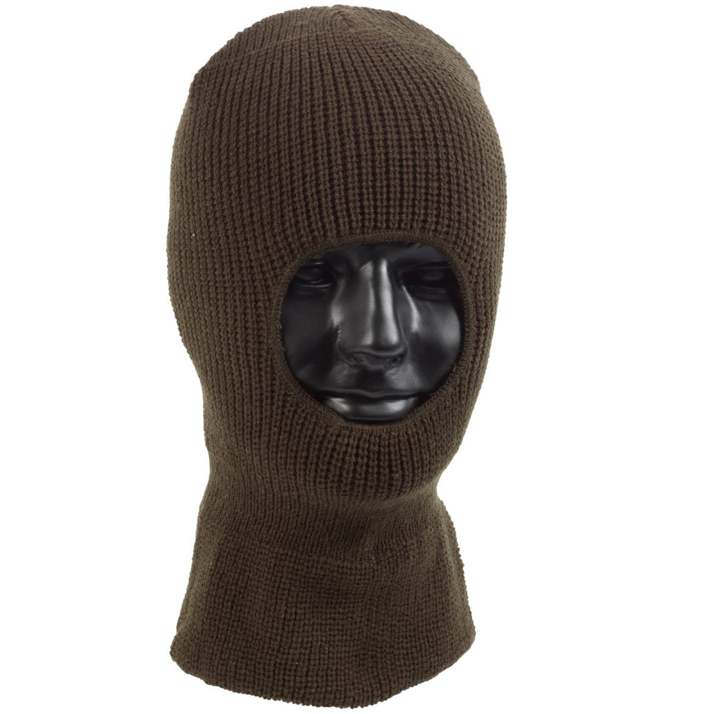 Open Face Balaclava Acrylic Olive - Free UK Delivery | Military Kit