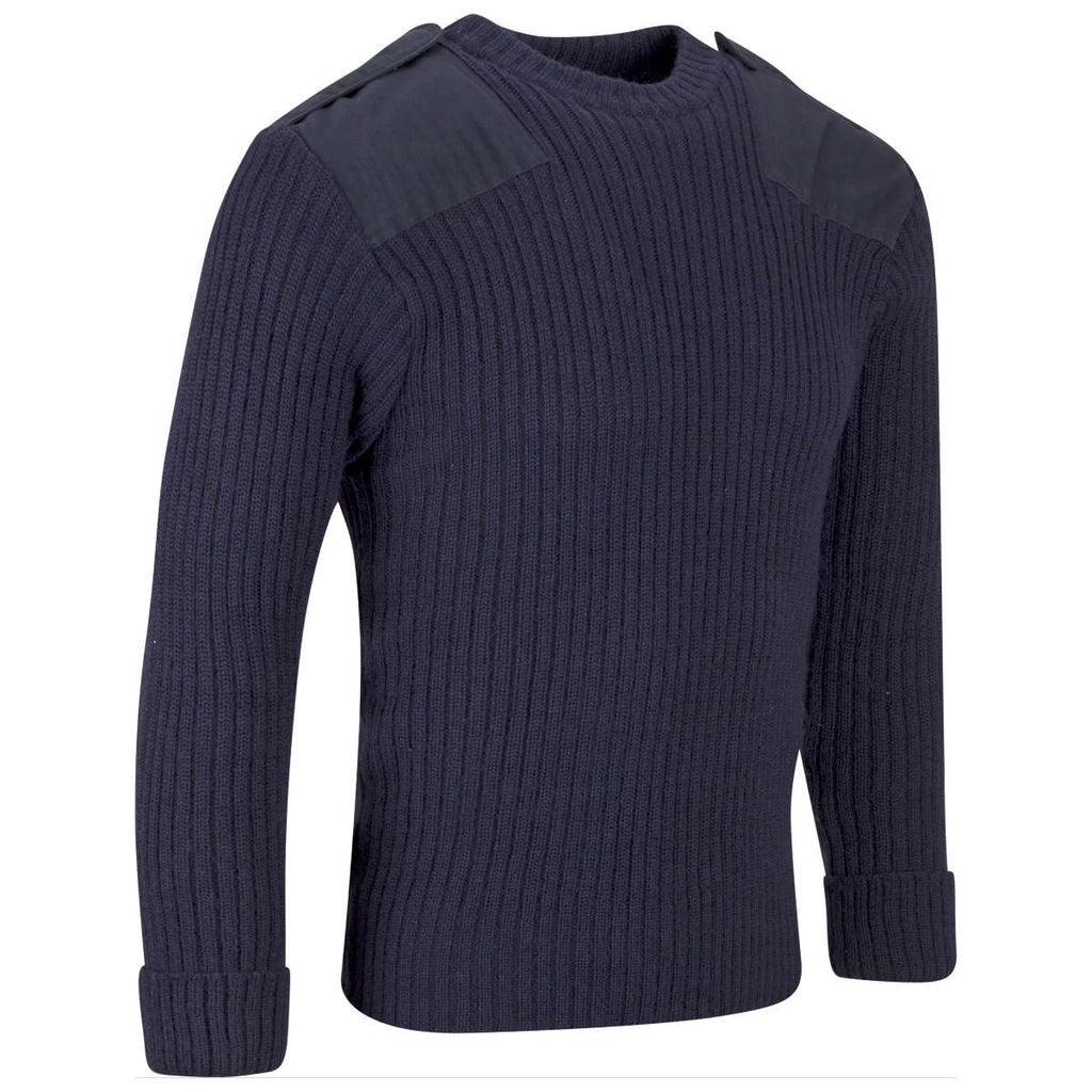 Royal Navy Blue Wool Jumper - Free Delivery | Military Kit